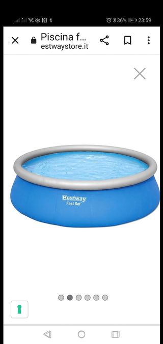 Piscina fuori terra rotonda 4.57 x122