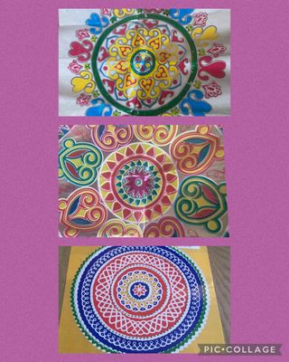 Mandala adesivo India Yoga Meditazione