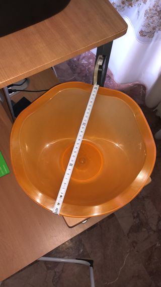 Grande ciotola insalatiera in plastica