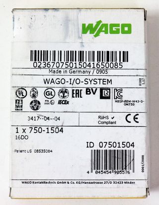 WAGO I/0 SYSTEM 750-1504 16DO USCITA DIGITALE 16 C