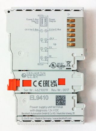 BECKHOFF EL9410 POWER SUPPLY TERMINAL FOR E-BUS WI