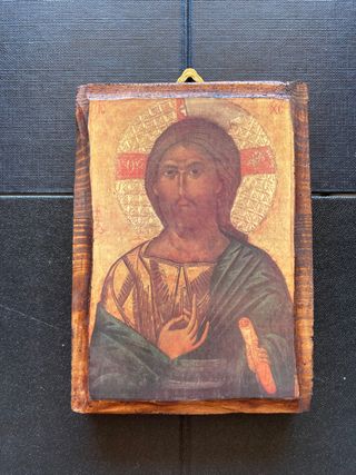 coppia di quadri religiosi