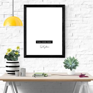 30x40 Saul Goodman Citazione - Quadro con Cornice