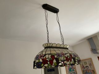 Lampadario cucina rettangolare Tiffany