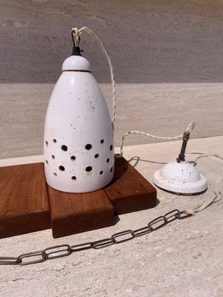 Lampada da soffitto in ceramica artigianale