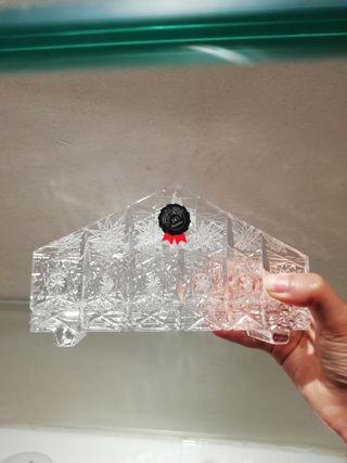 Portatovaglioli cristallo, vintage