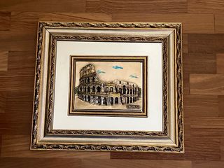 Quadro argento Colosseo
