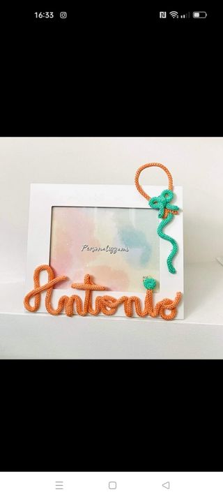 le “NAMEFRAME” … le cornici personalizzate con il