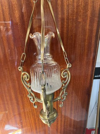 Lampadario in ottone