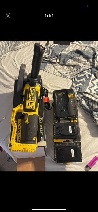 smerigliatrice stanley fatmax 18v