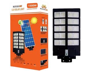 LAMPIONE STRADALE SOLARE FARO LED 1500W CON TELECO
