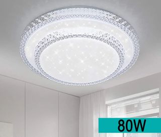 Plafoniera LED Da Soffitto Rotonda 80W
