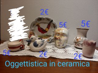 Oggetti in ceramica per idee regalo di vario tipo