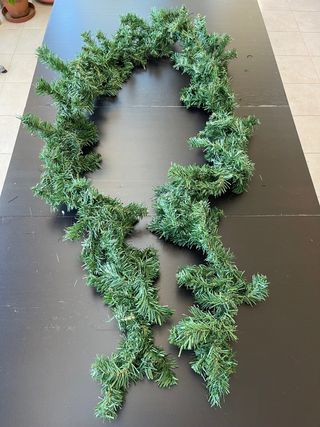 Ghirlanda ramo di abete 280 cm decorazioni Natale