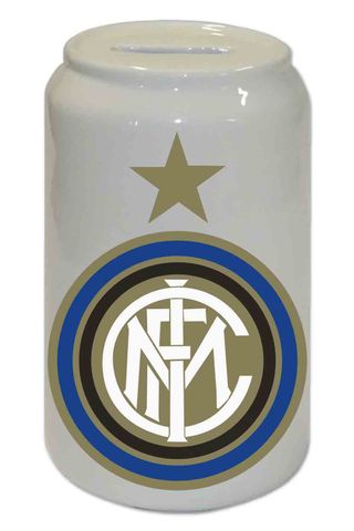 Salvadanaio in ceramica Inter centenario
