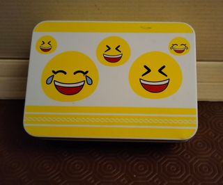 Scatola metallo "emoticons"