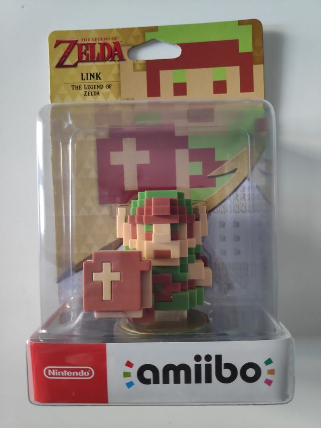 Figura Amiibo Link 8 Bit Legend Of Zelda Nintendo De Segunda Mano Por
