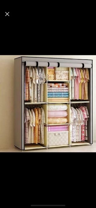 Armadio box in tessuto TNT e alluminio 170cm x130