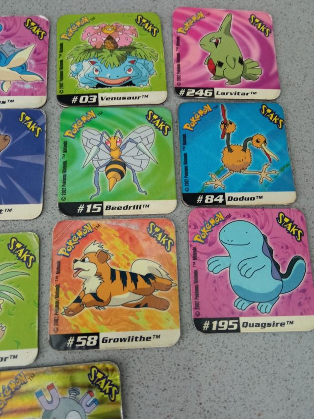 Cartas imán Pokémon stacks de segunda mano por 7 EUR en Oviedo en WALLAPOP