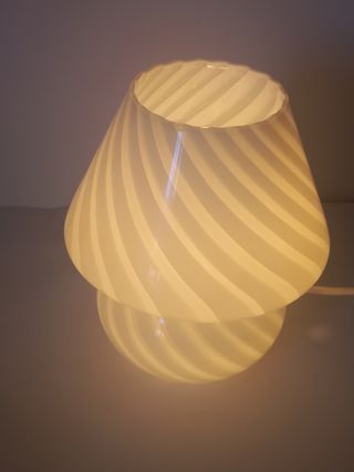 Lampada vintage in vetro di Murano