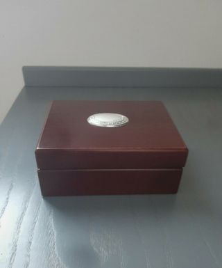 portagioie legno e argento