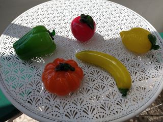 Frutta e ortaggi in vetro