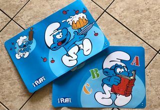 2 Tovagliette Puffi in plastica