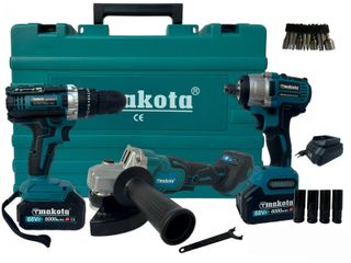 Kit 3 in 1 Trapano Avvitatore + Avvitatore a Impul