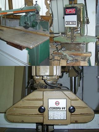 Radiale+Bucatrice +Trascinatore lavorazione legno