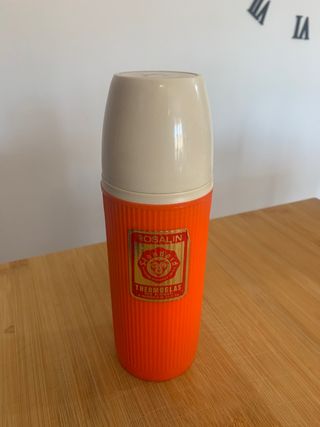 termos vintage con bicchiere