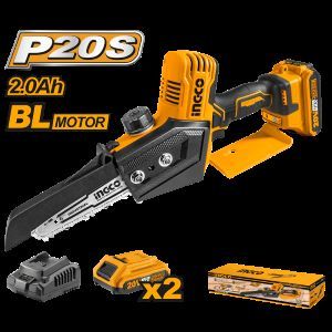INGCO - MINI ELETTROSEGA 20V 6" CON 2 BATTERIE