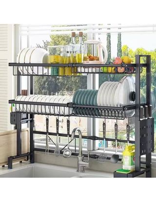 Scolapiatti da appoggio in acciaio inossidabile