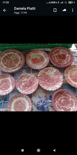 Piatti inglesi da dessert