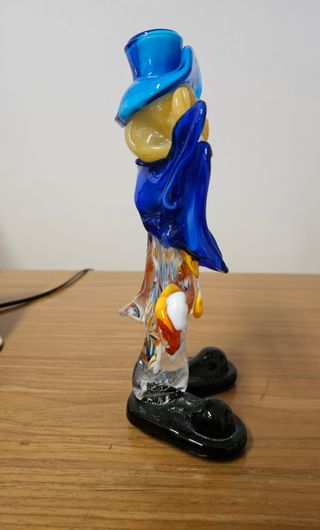 pagliaccio in vetro di murano