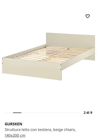 letto 1 piazza e mezzo Ikea