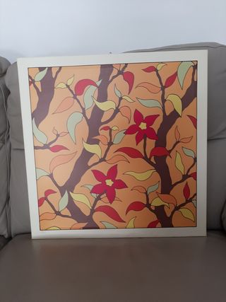 Quadro natura rampicante autunnale