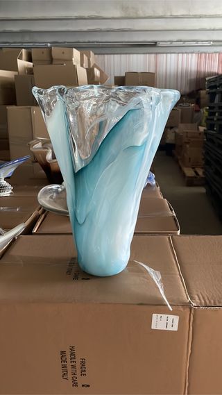 vaso in vetro murano