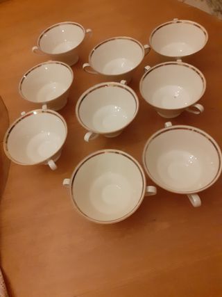 Servizio da the in porcellana