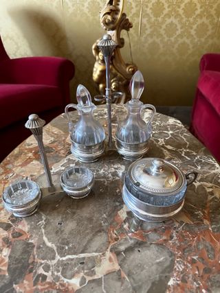 Set oliera, saliera e zuccheriera