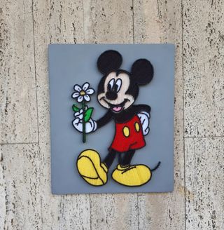 Mickey Mouse string art