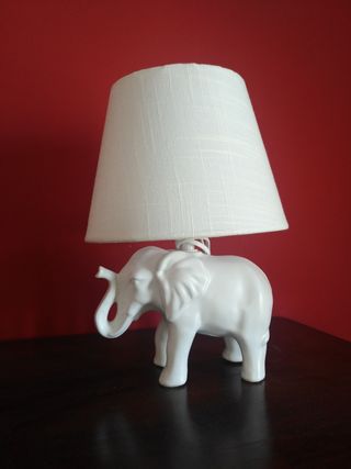 Lampada Elefantino in ceramica