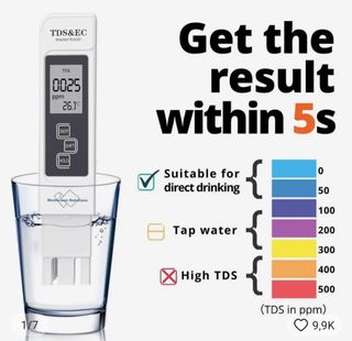 Tester misurazione ppm acqua qualità