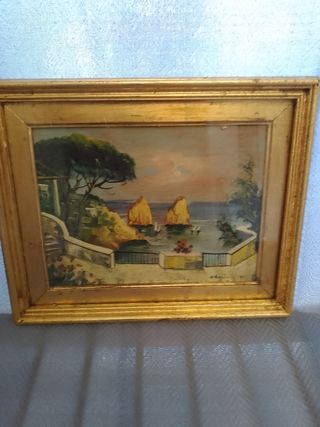 Dipinto olio su tavola