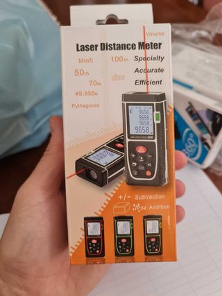 LIVELLA LASER METER CON CUSTODIA