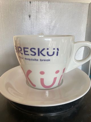 Tazza grande con piatto