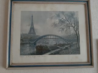 Quadro con stampa 'Paris - La torre Eiffel ....