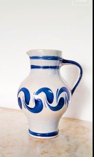 Vaso smaltato a sale