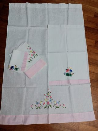 Set 4 asciugamani lino vintage