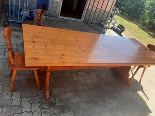 tavolo di ciliegio + 2 sedie