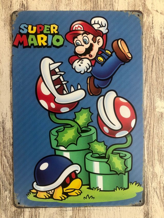 Cartel Mario bros de segunda mano por 6 EUR en Barcelona en WALLAPOP